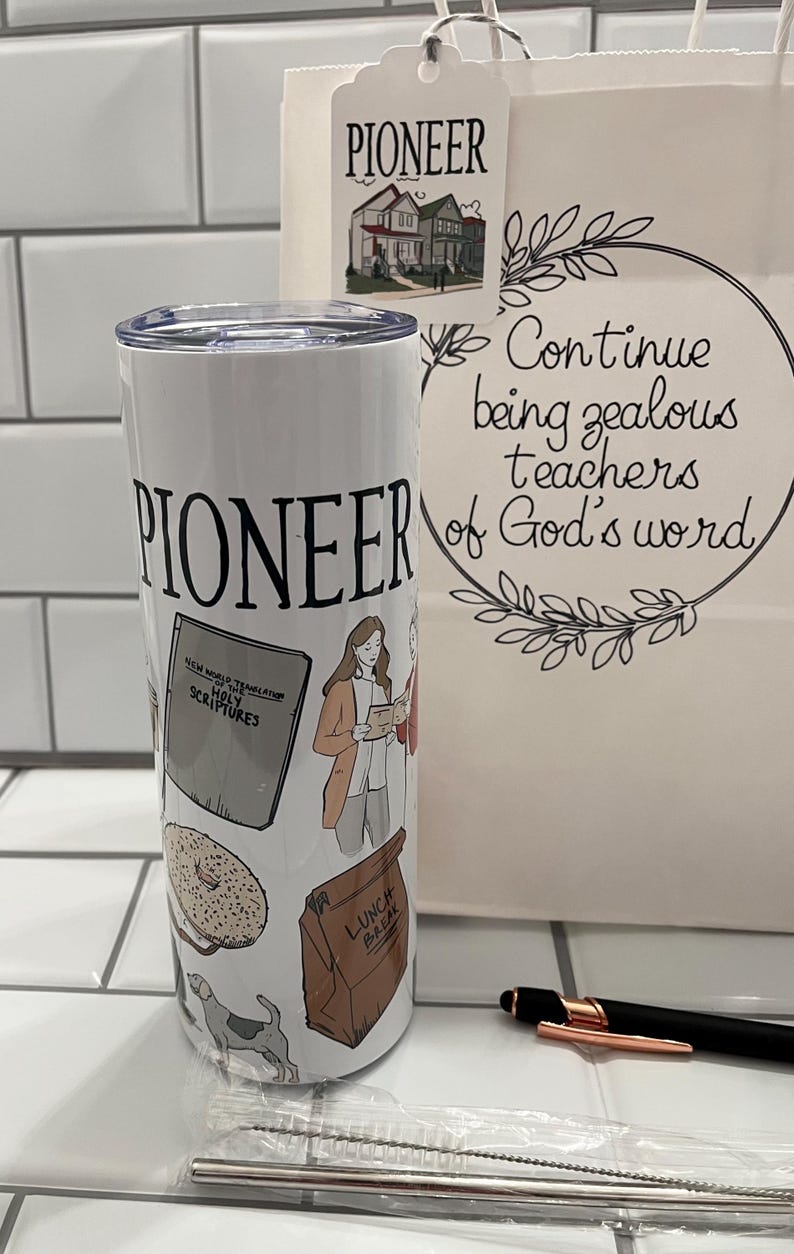 JW Pioneer 20oz. Sublimation Tumbler Set With Straw, Cleaning Brush ...