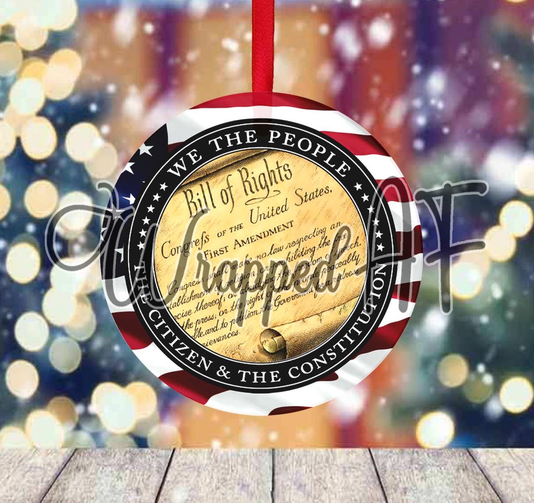 1ST Amendment Bill of Rights USA Benelux Ornament Design - Etsy