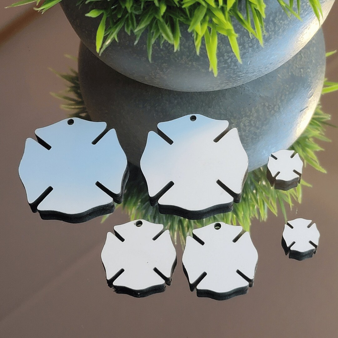 Fireman Shield Sublimation Earring Blanks - Wholesale Blanks - Single ...