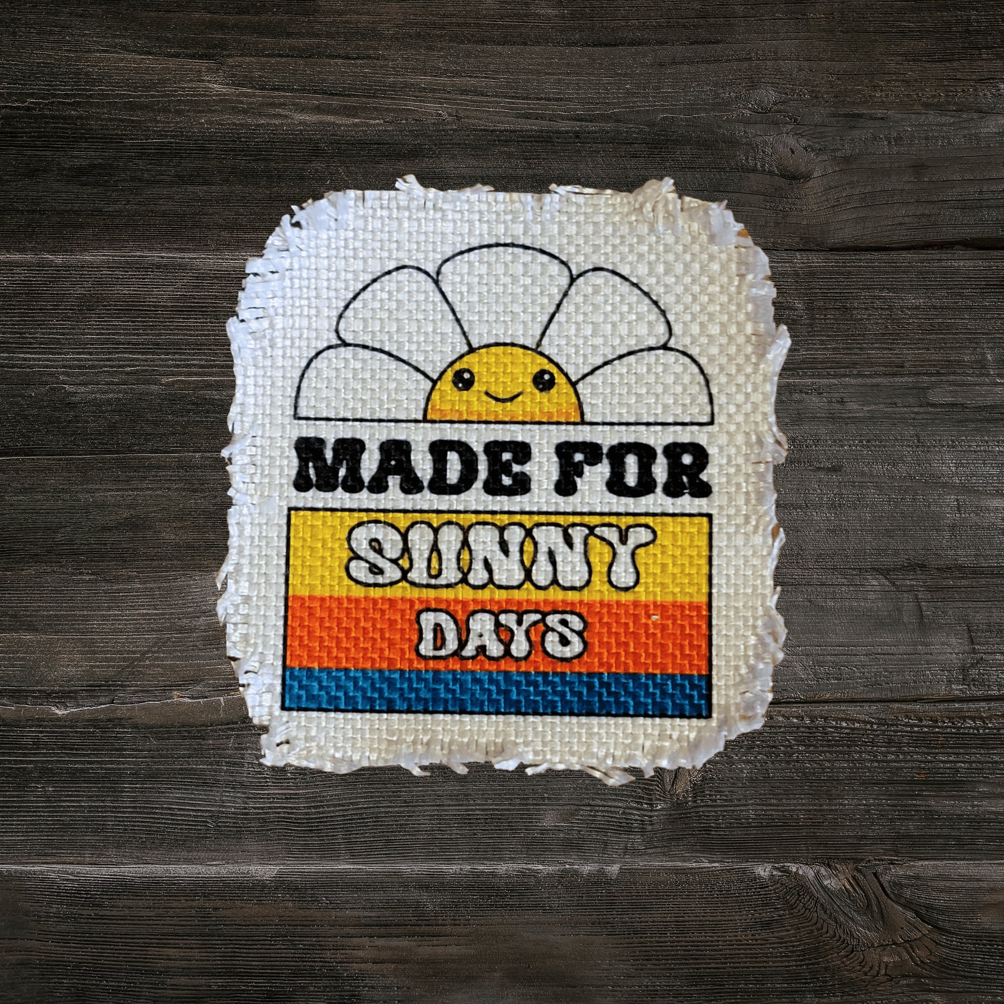 Summer Frayed Hat Patches Custom Hat or Cap Patch Retro Patch for Pants ...