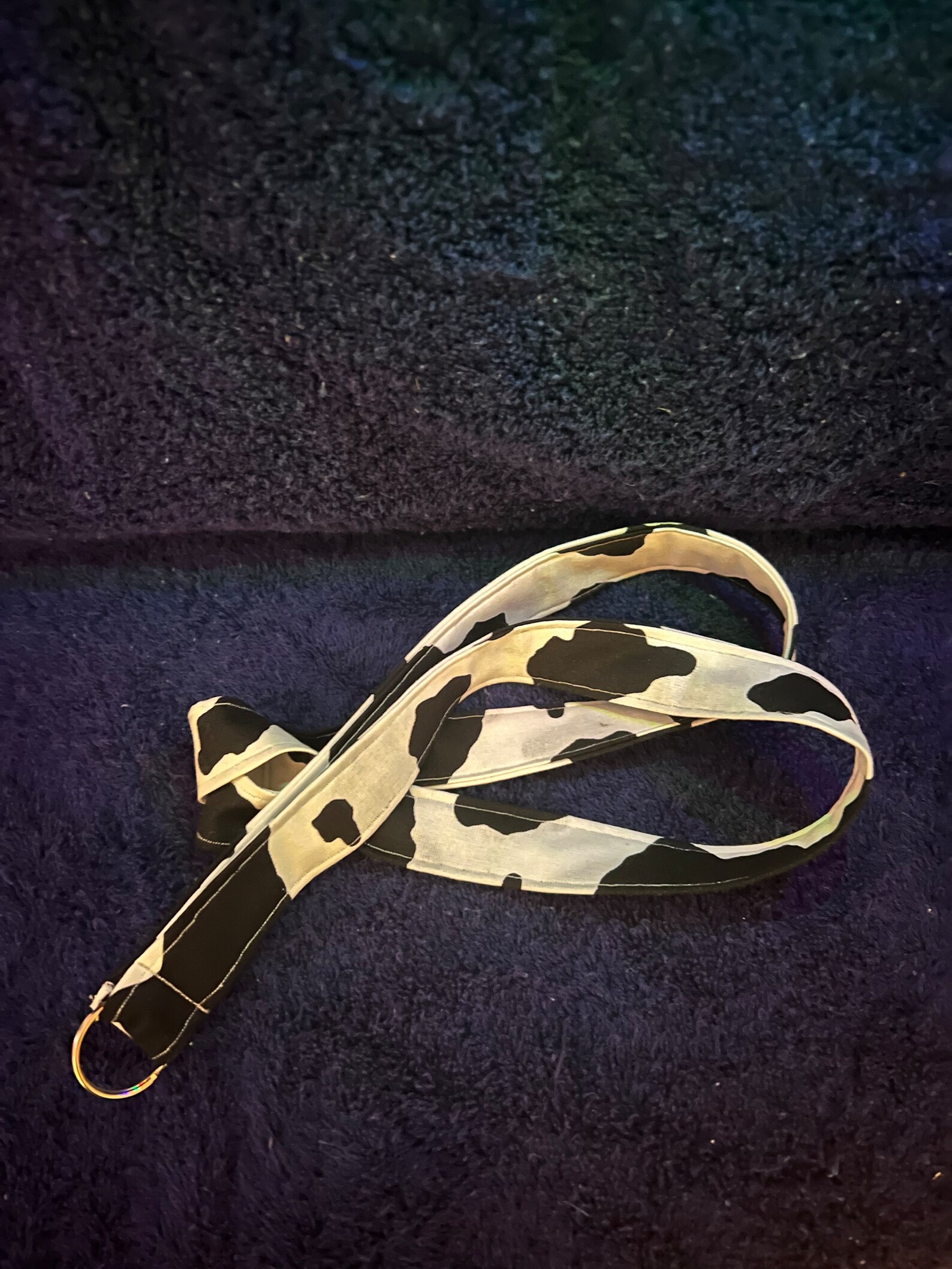 Cow Print Lanyard - Etsy