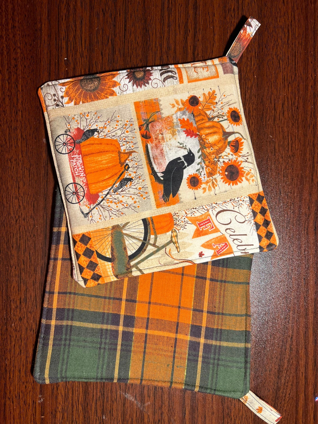 Autumn Hello Fall Pot Holders - Etsy