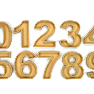 Mdf Fillable Numbers 18mm / Hollow Numbers / Fillable Empty Hollow ...
