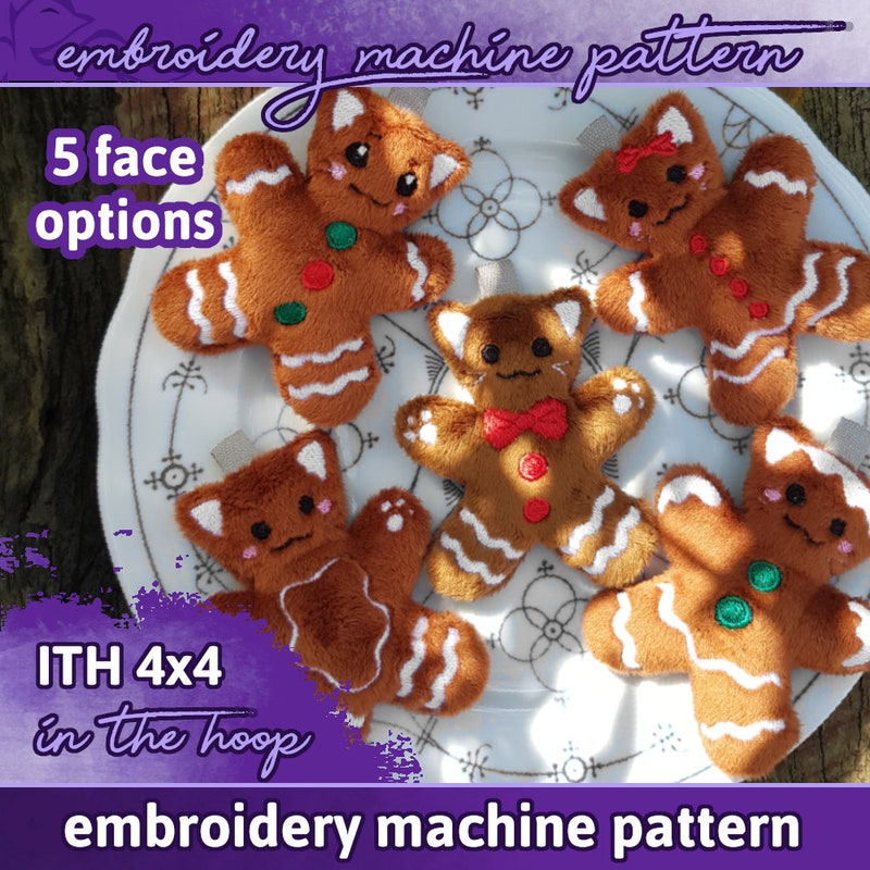 Gingerbread Cat - Etsy