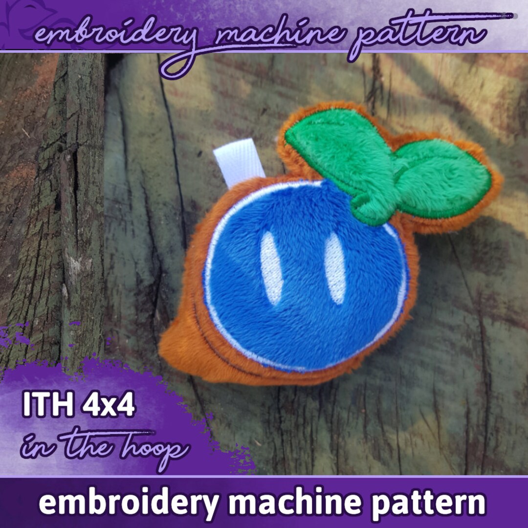 ITH PATTERN 4x4" / 10 X 10 Cm Mario Wonder Seed Miraculous Plush - Etsy