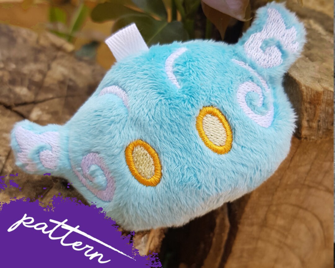 ITH PATTERN 4x4 / 10 X 10 Cm Anemo Slime Genshin Plush - Etsy