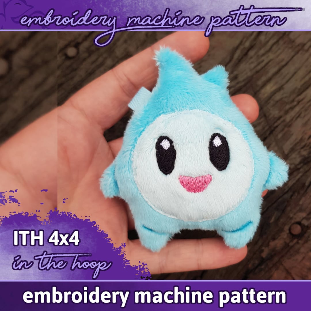 ITH PATTERN 4x4" / 10 X 10 Cm Mario Lumalee Luma Plush - Etsy
