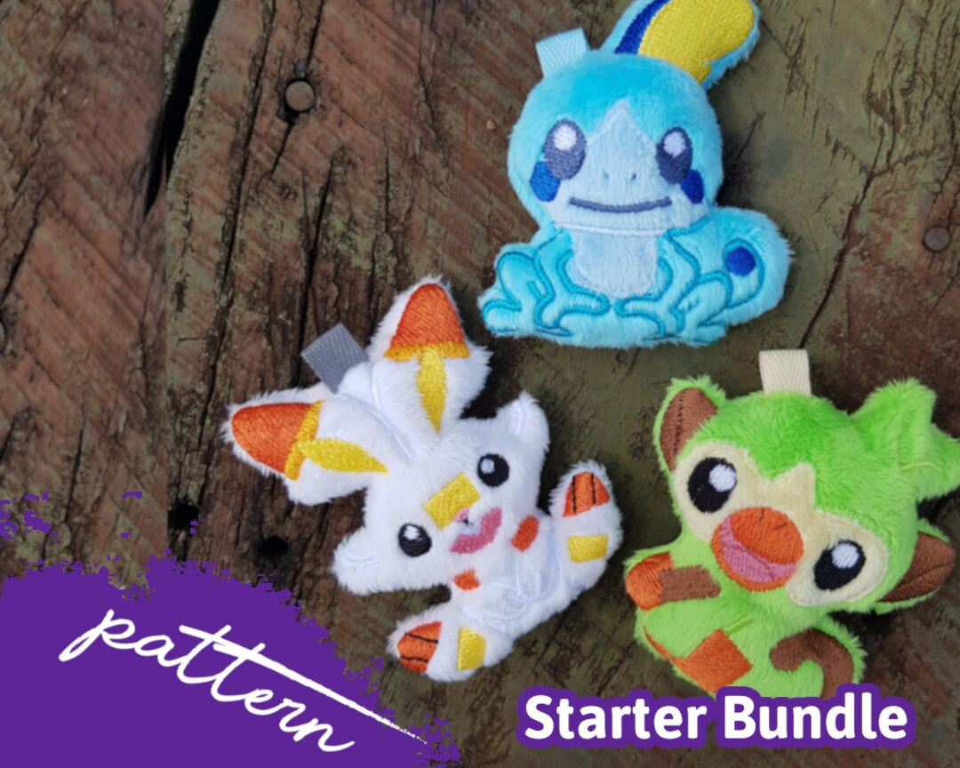 ITH PATTERN 4x4 / 10 X 10 Cm Grookey Scorbunny Sobble - Etsy