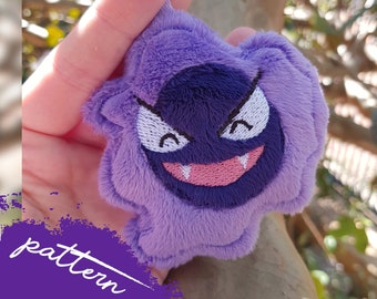 Gengar Plush Pattern - Etsy