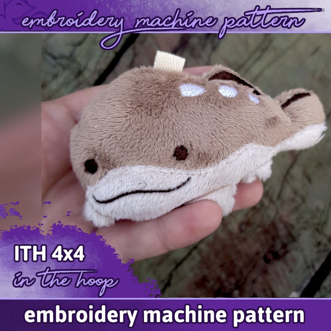 ITH PATTERN 4x4" / 10 X 10 Cm Clodsire Suelord Plush - Etsy