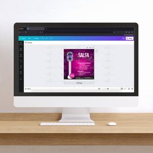 2x SALSA Photo Booth Flyer, Premade Business Social Media Flyer, SALSA ...
