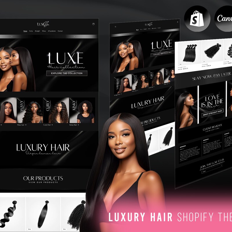Hair Website - Etsy