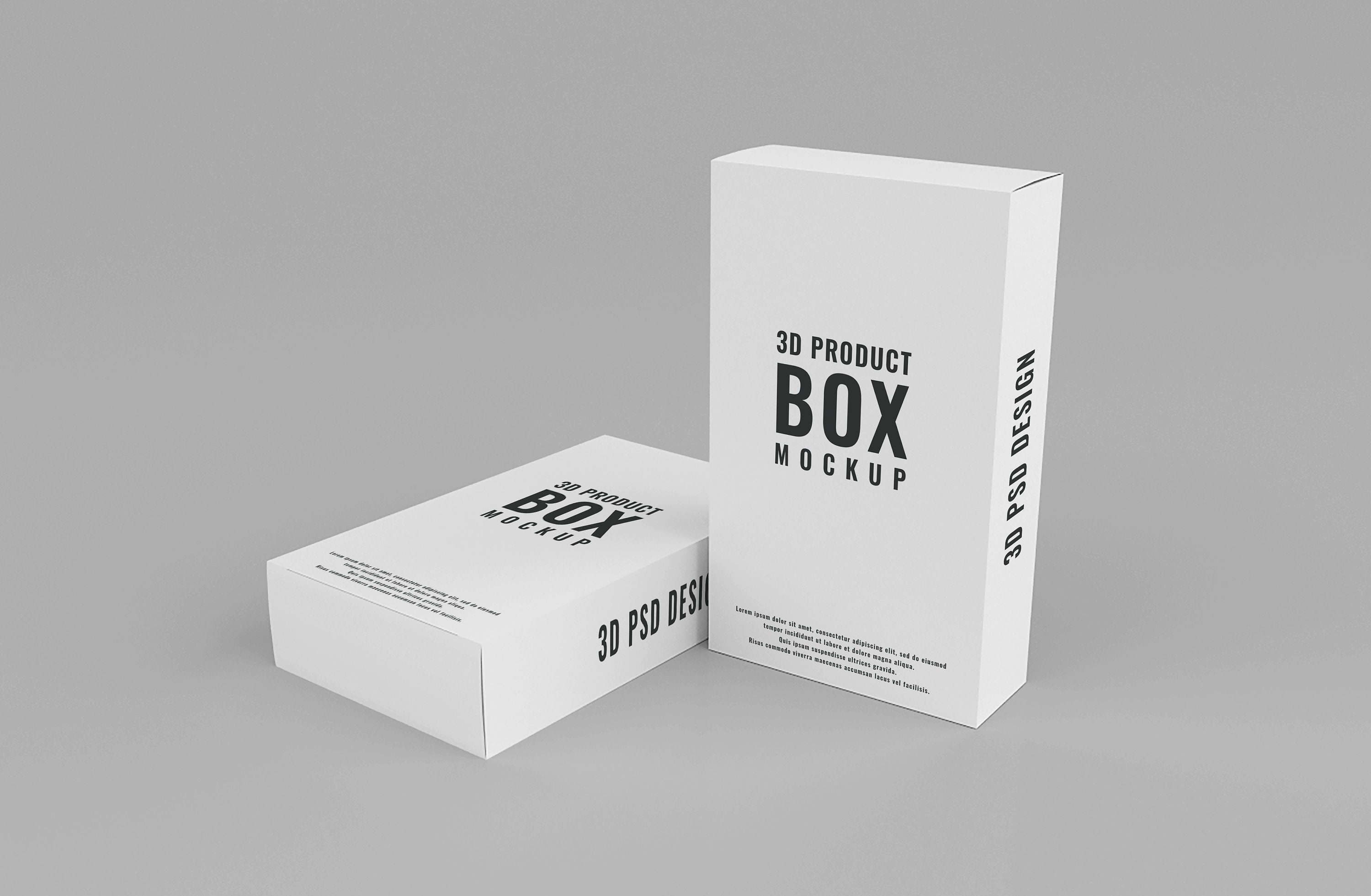 3D Product Mock up Box - Etsy