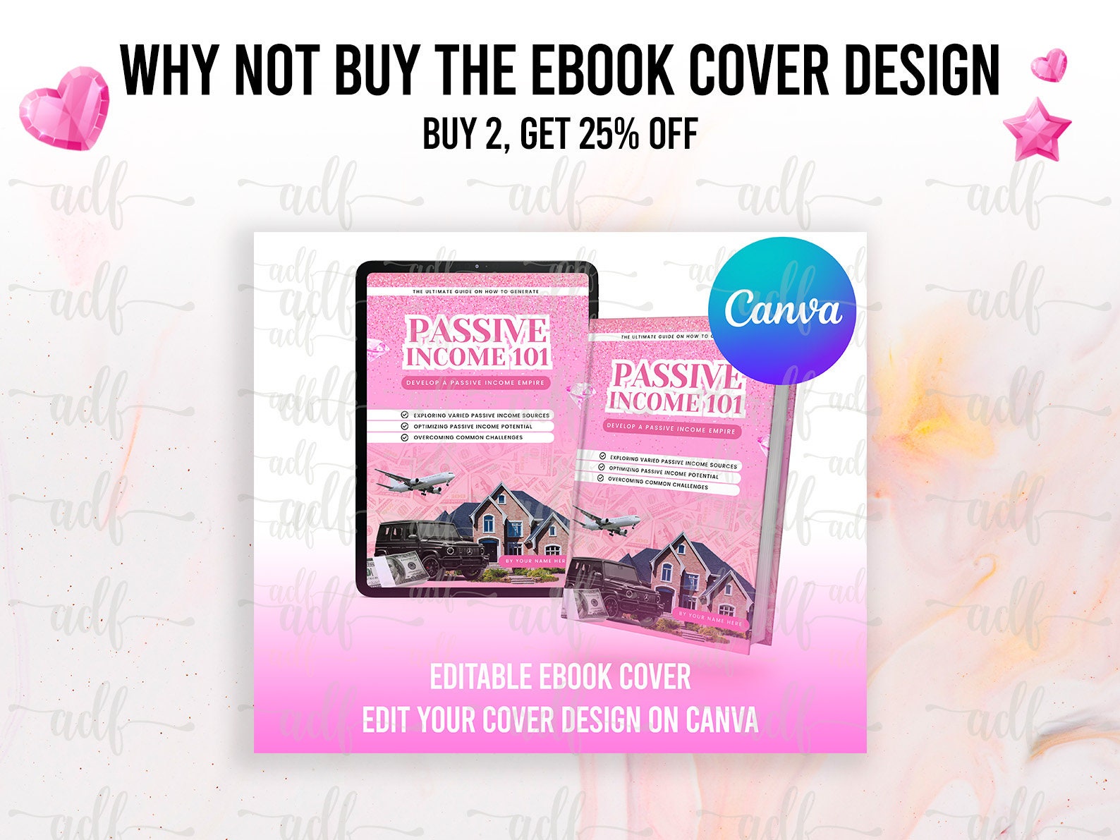 Ebook Cover Mock Up, E Book Cover Promotion, Editable Ebook Cover Flyer ...