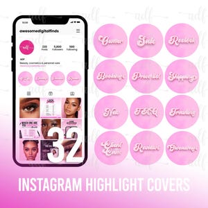 32 Luxury Instagram Highlight Covers, Custom Icons Templates, Story ...