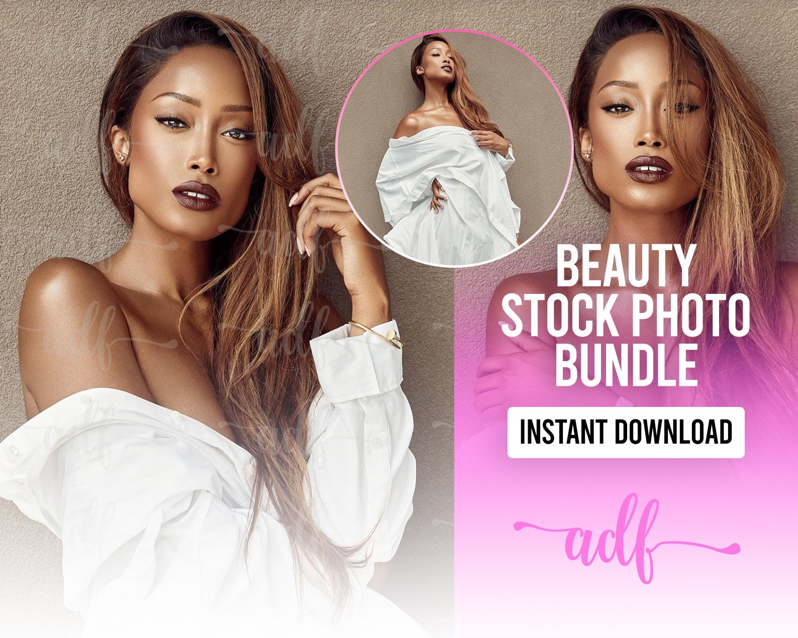 Beauty Model Stock Photos Hair, Makeup, Lash, Skincare, Beauty Business ...