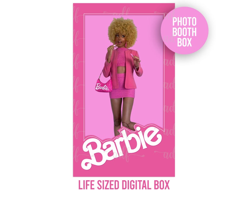 Muñeca de tamaño real Barbie Box Front Only Cumpleaños de - Etsy México