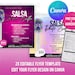 2x SALSA Photo Booth Flyer, Premade Business Social Media Flyer, SALSA ...