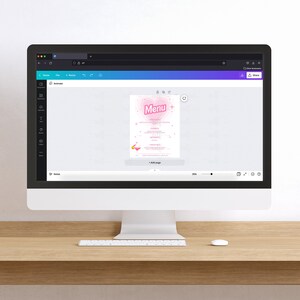 Doll-themed Menu Template Pack, Doll Bar Menu | Menu Template, Bar Sign ...
