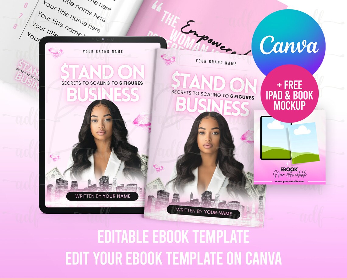 Editable Business Ebook Template: Canva Design (8.5x12") - Etsy