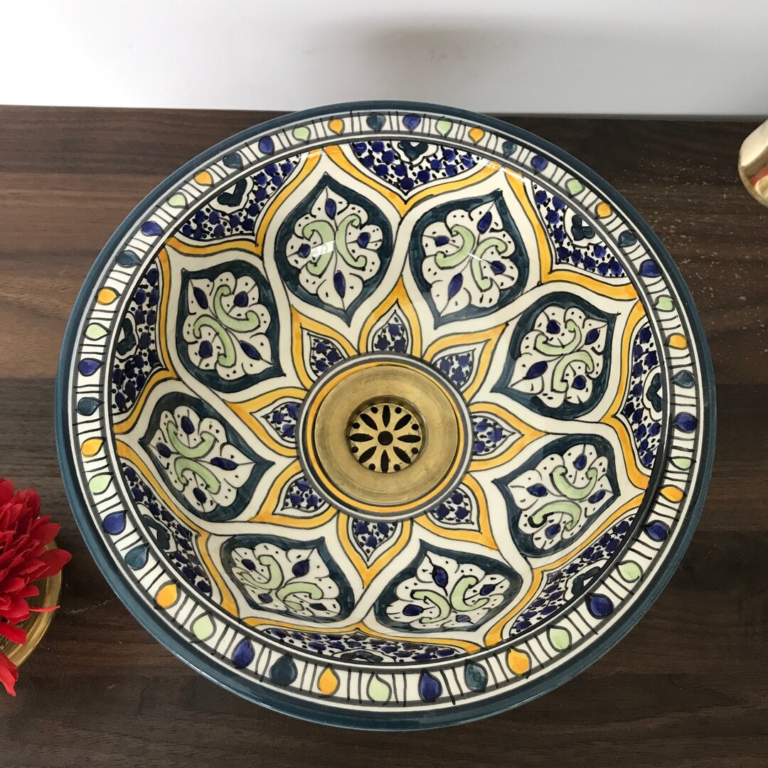 Moroccan Sink for Ever Moroccan Handmade ,ceramic Sink , Bathroom ...