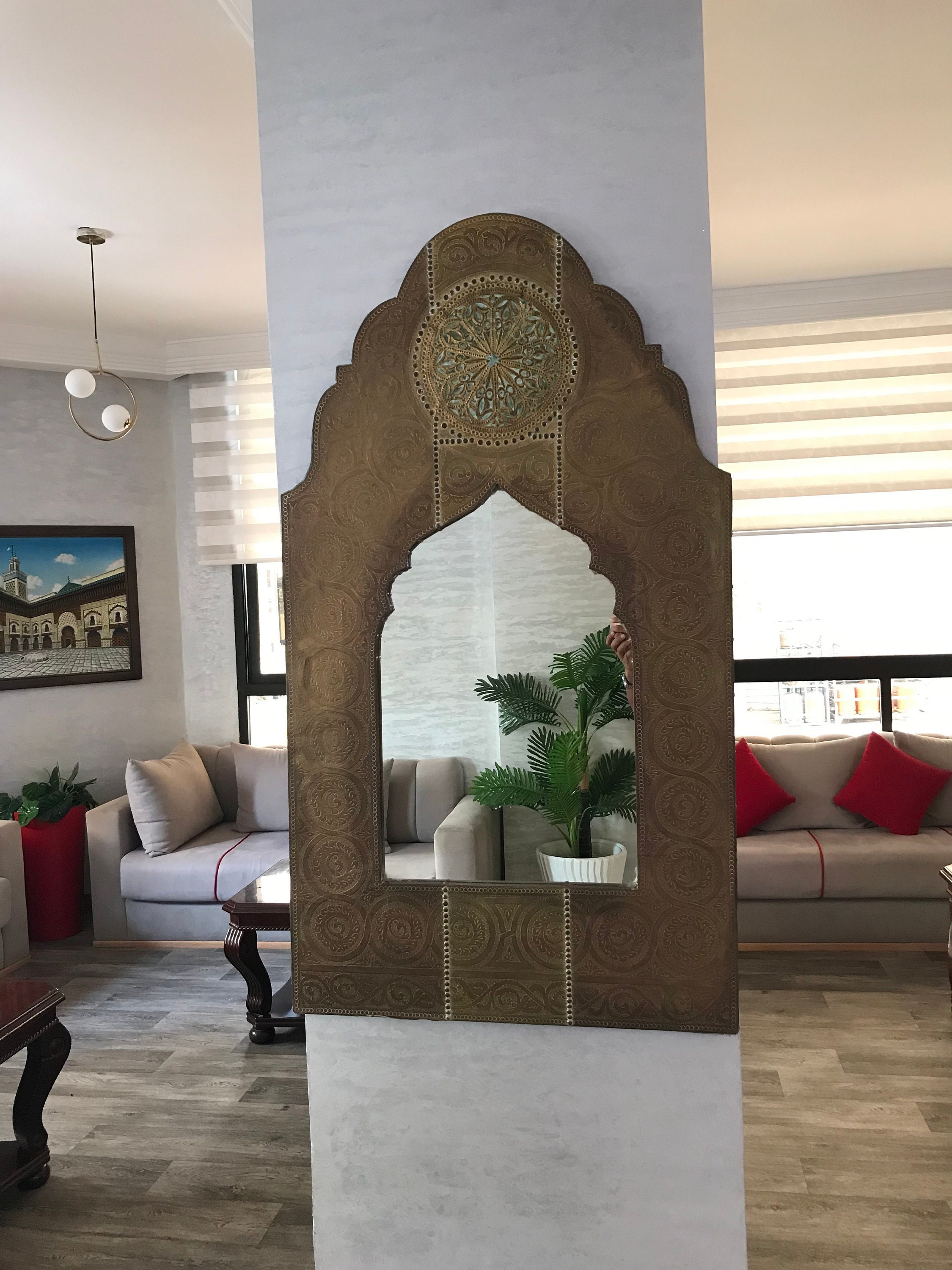 Moroccan Miroor Deco Mirror Handmade Frame Wood Mirror Frame Dresser ...