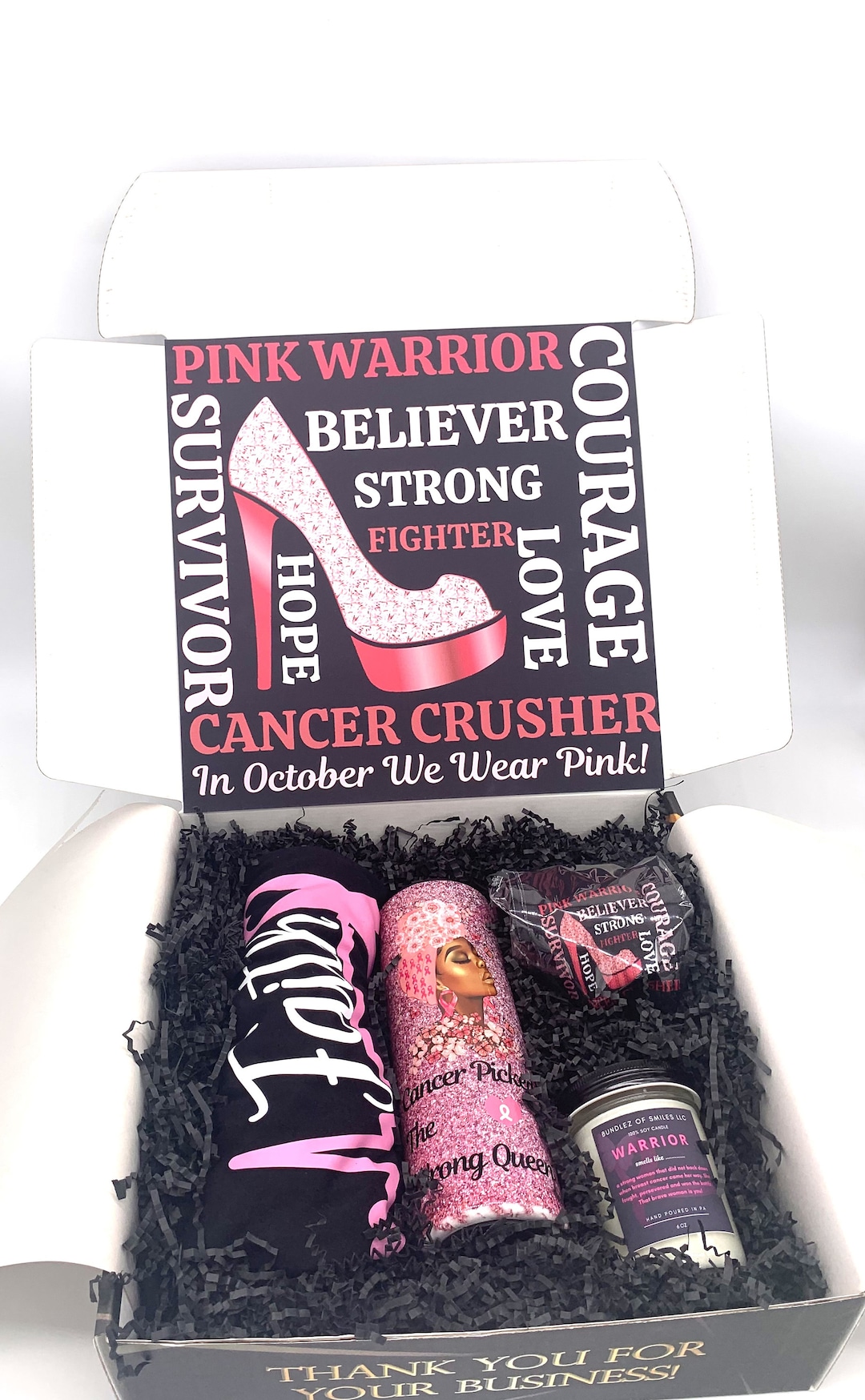 Breast Cancer Gift Basket Breast Cancer Gift Box Self Care Gift Box Gifts for Her Breast Cancer ...
