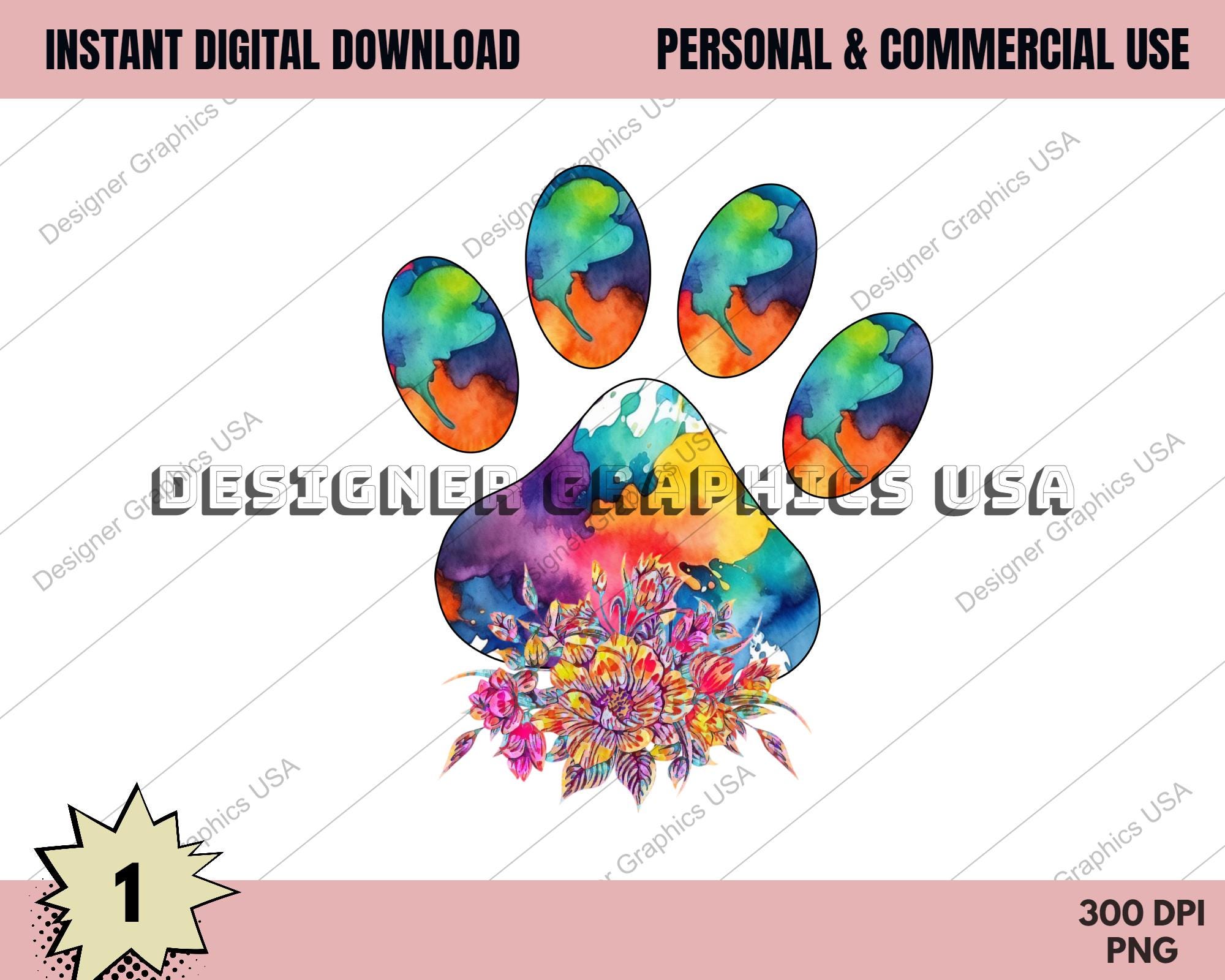 Pet Paw PNG, Dog Paw Png,paw Digital, Digital Download,dog Mom, Pet ...