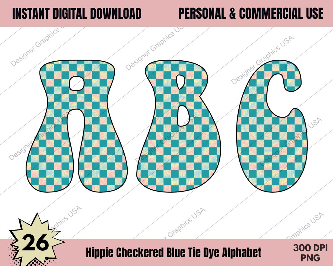 Pastel Tie Dye Hippie Groovy Font Png,commercial Use,sublimation,groovy ...