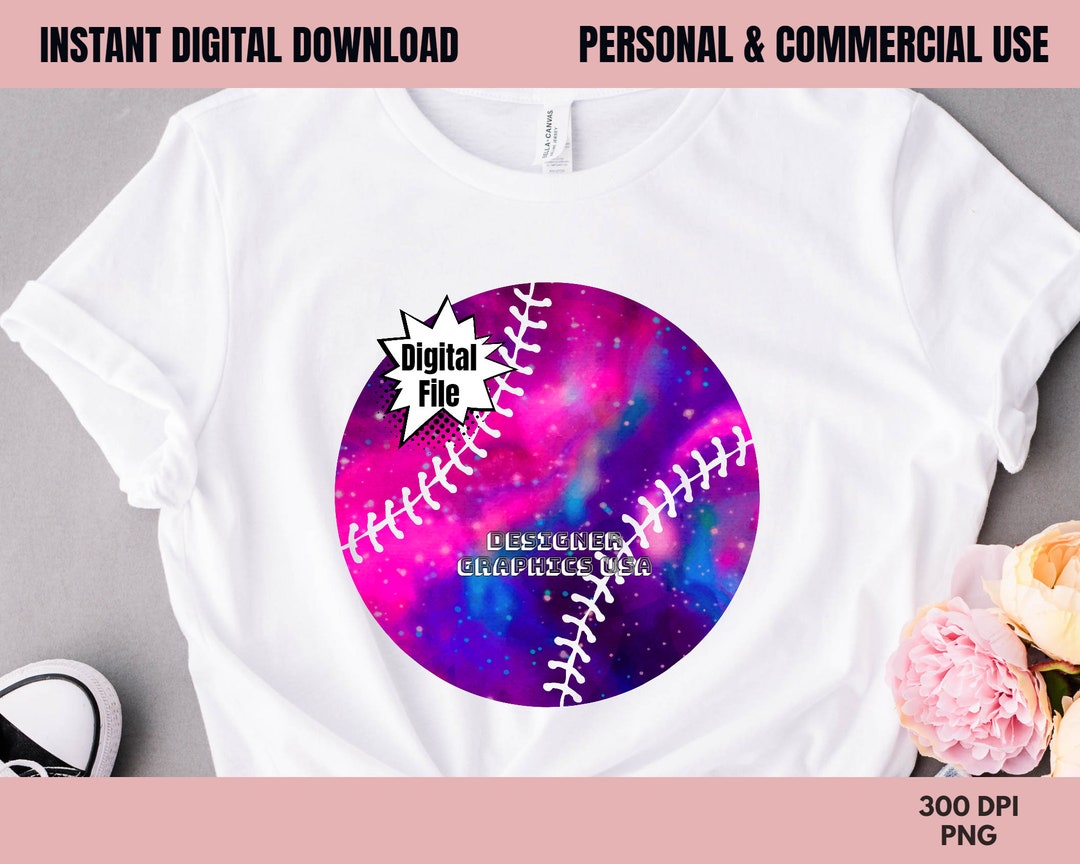Baseball PNG, Galaxy Baseball, Commercial USE, Baseball Art ...