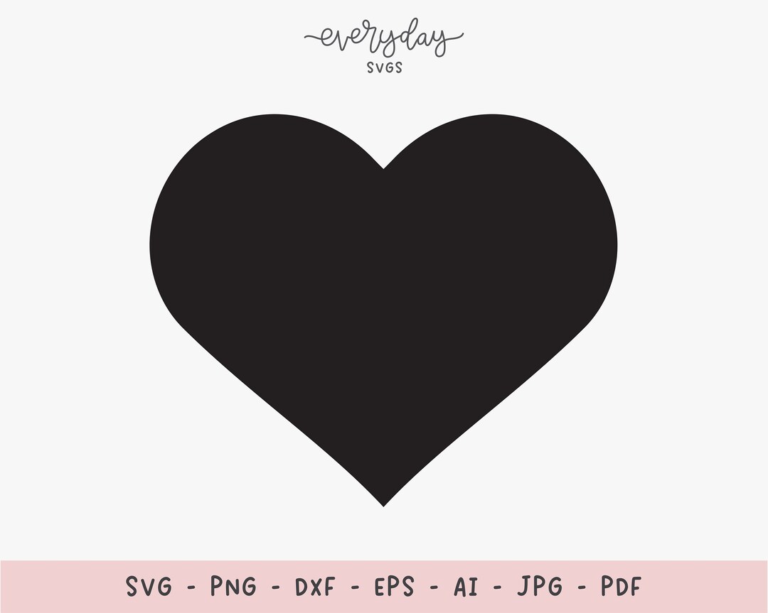 Heart Digital Download Heart Shape Svg, Heart Png, Love Svg, Open Heart ...