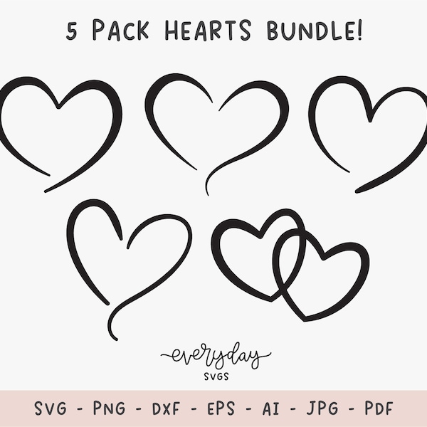 Fancy Heart Svg - Etsy