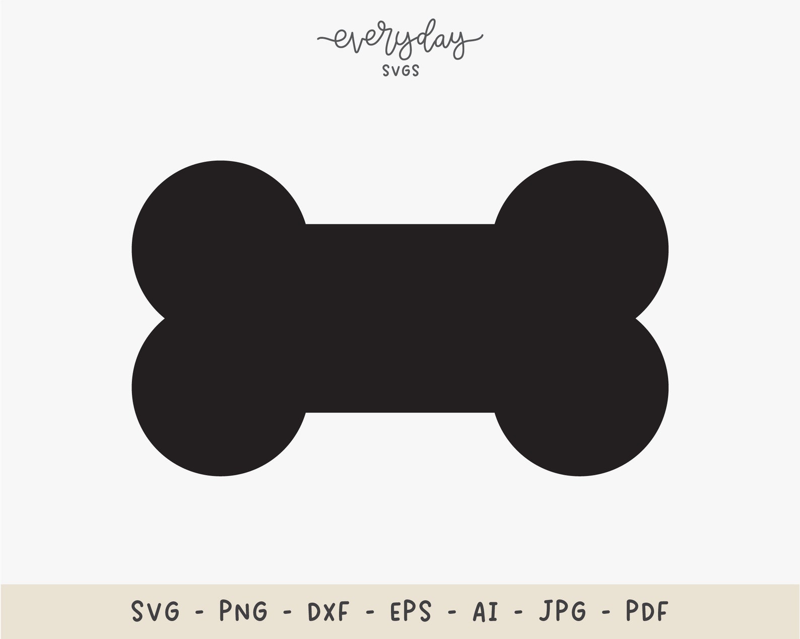 Dog Bone Svg | Dog Treat Svg & Png, Pet Dog Clipart Vector, Skeleton ...