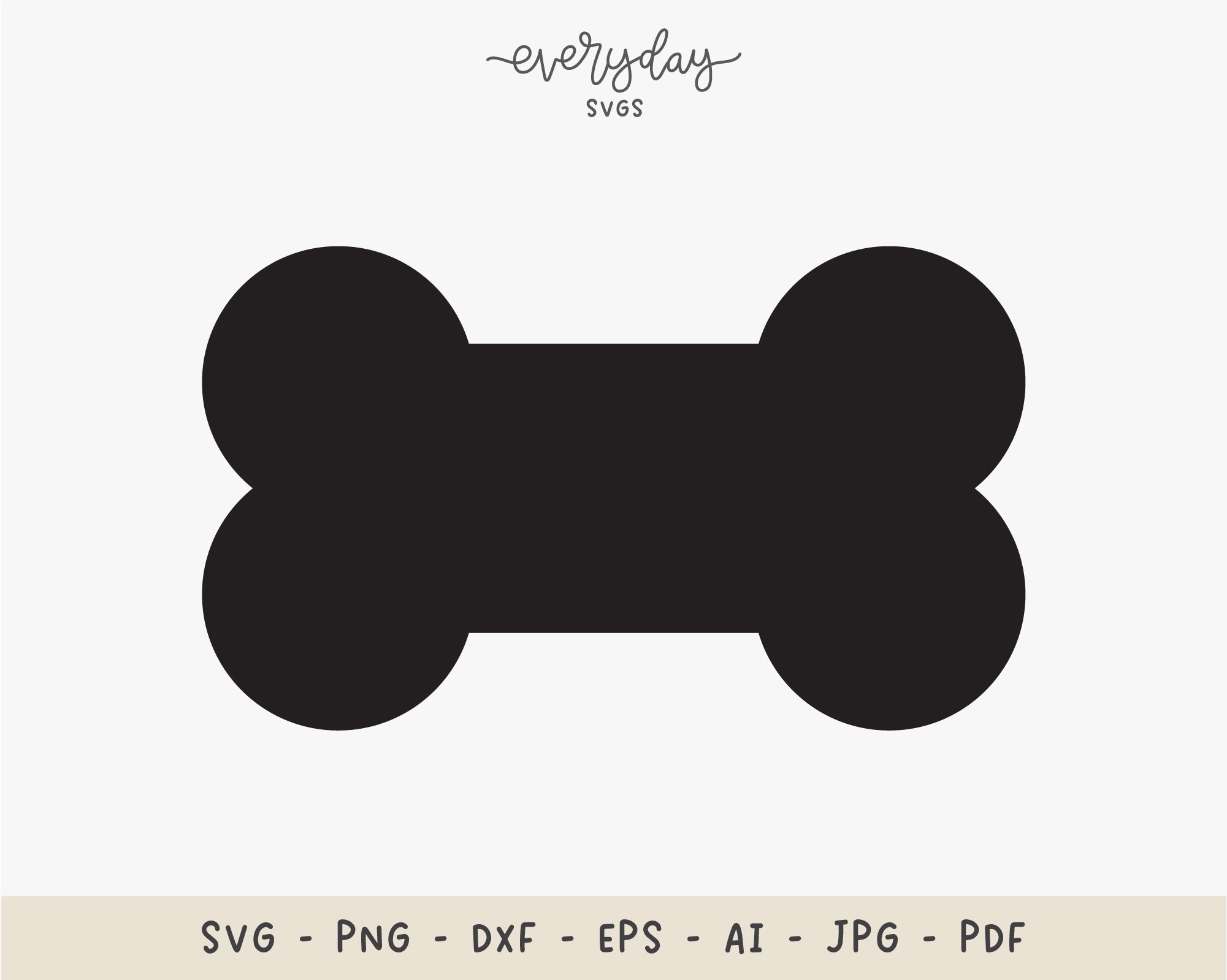 Dog Bone Svg | Dog Treat Svg & Png, Pet Dog Clipart Vector, Skeleton ...