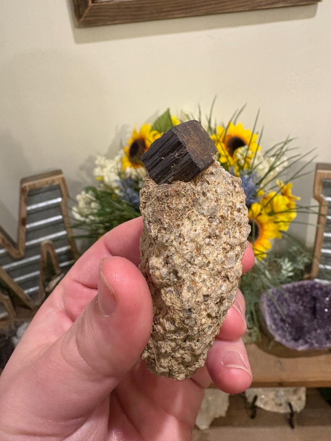 Limonite Pyrite Pseudomorph Cube in Matrix! - Etsy