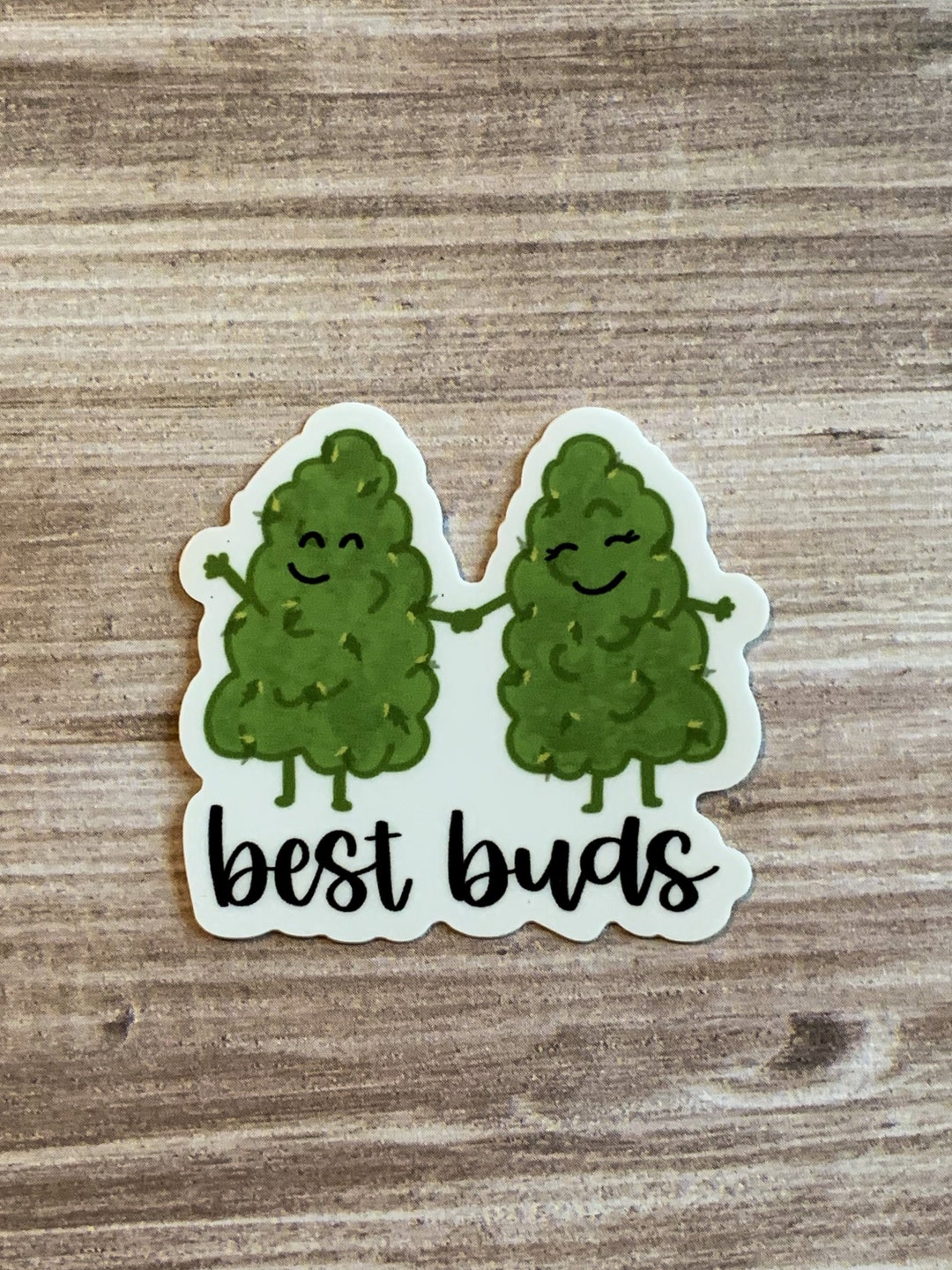 Best Buds Funny Punny Sticker - Etsy