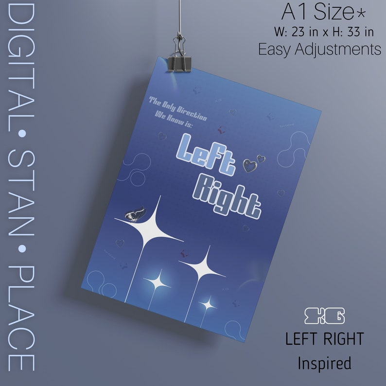 XG Left Right Inspired Poster, XG Fan Art, Xg Poster, Digital Download ...
