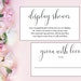 Display Shower and Gift Tag - Etsy