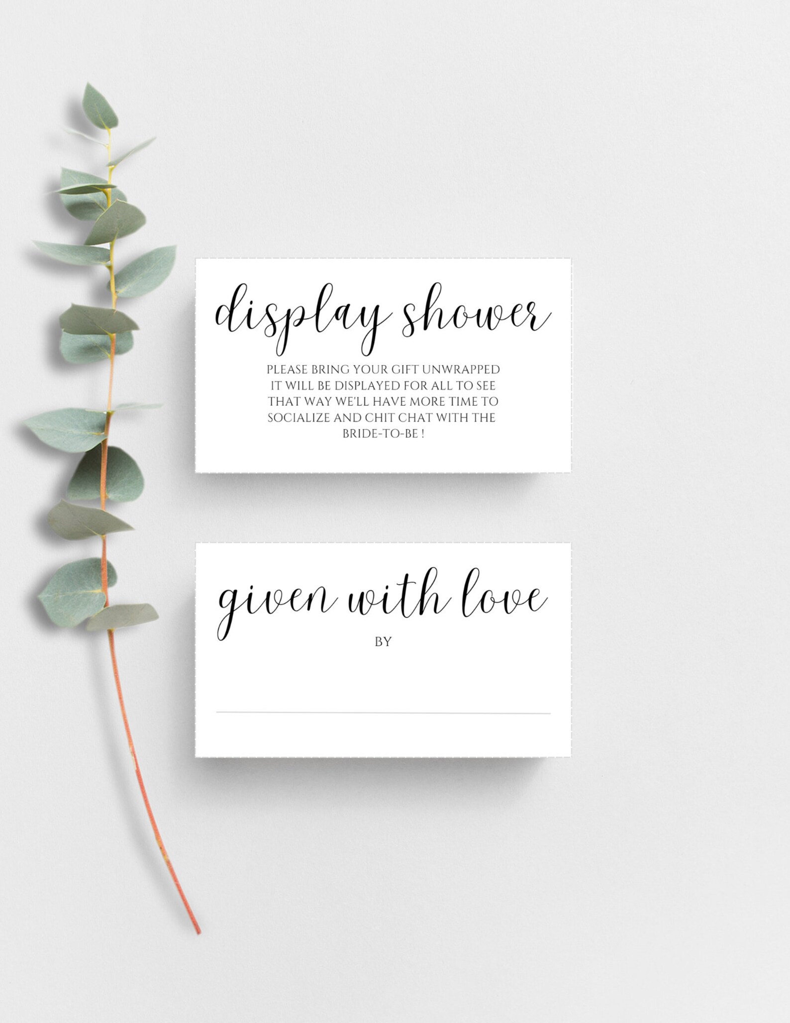 Bridal Shower and Gift Tag Instant Download - Etsy