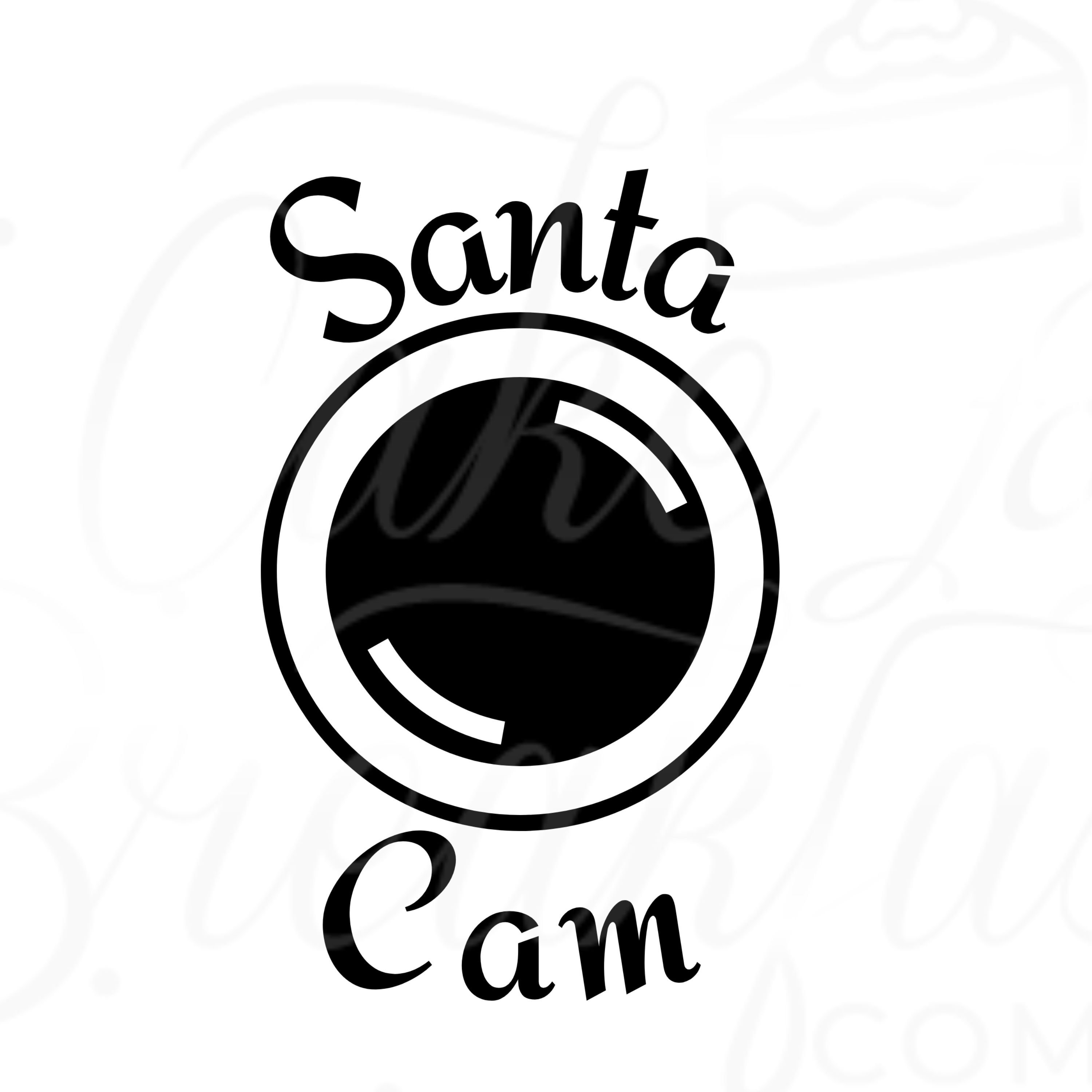 Santa Cam SVG Bundle, Elf Cam SVG, Reindeer Cam Svg, Simple Santa Cam ...