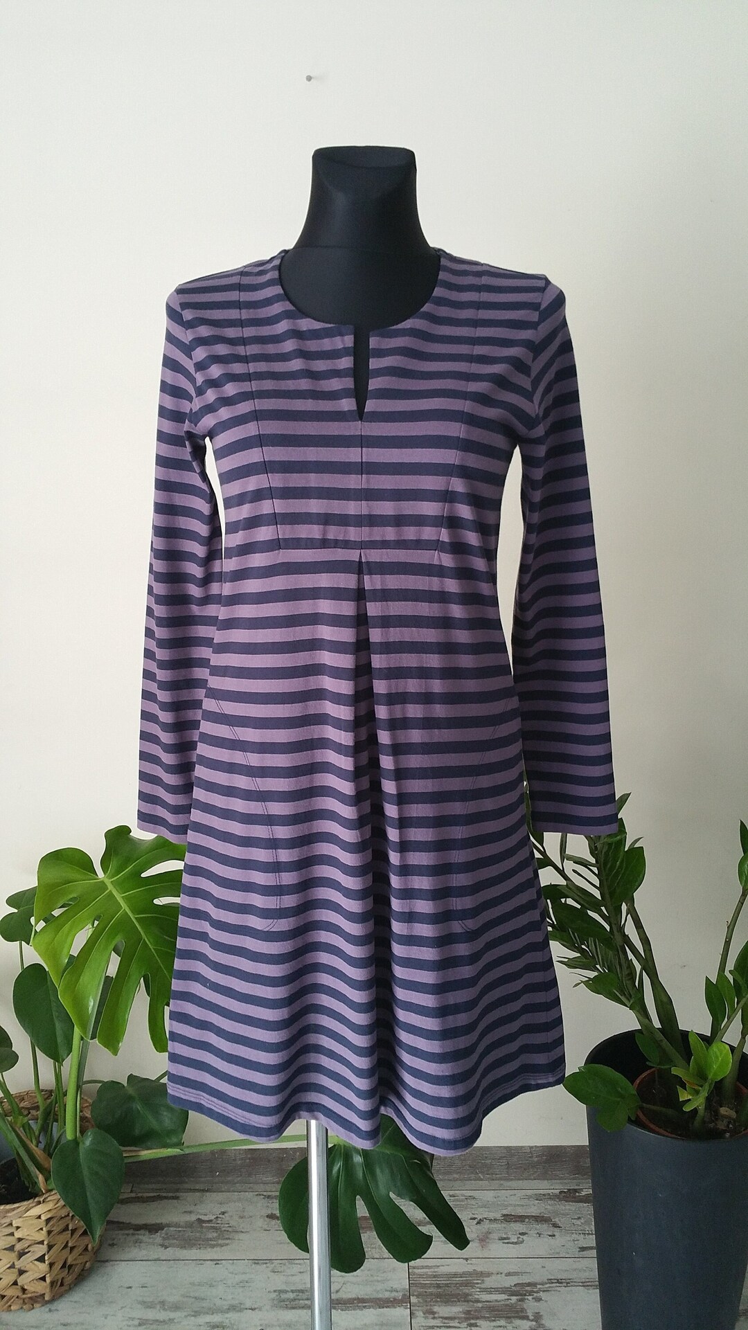 GUDRUN SJÖDÉN / Striped Dress With Pockets / Boho / Hippie Gypsy / XS S ...
