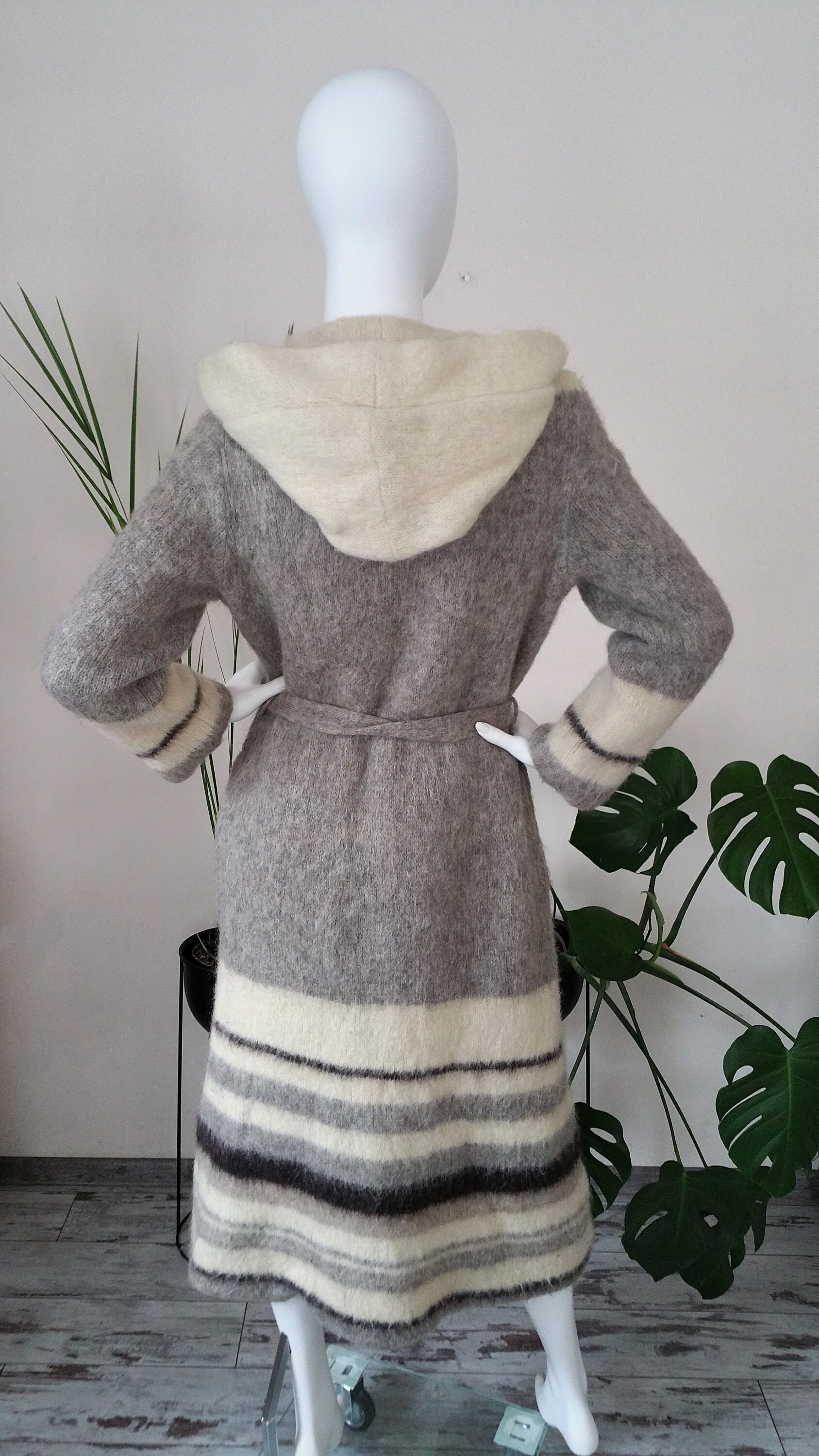 Icewool / Icelandic Coat / Knitted / Icelandic Wool / Retro / Vintage M ...