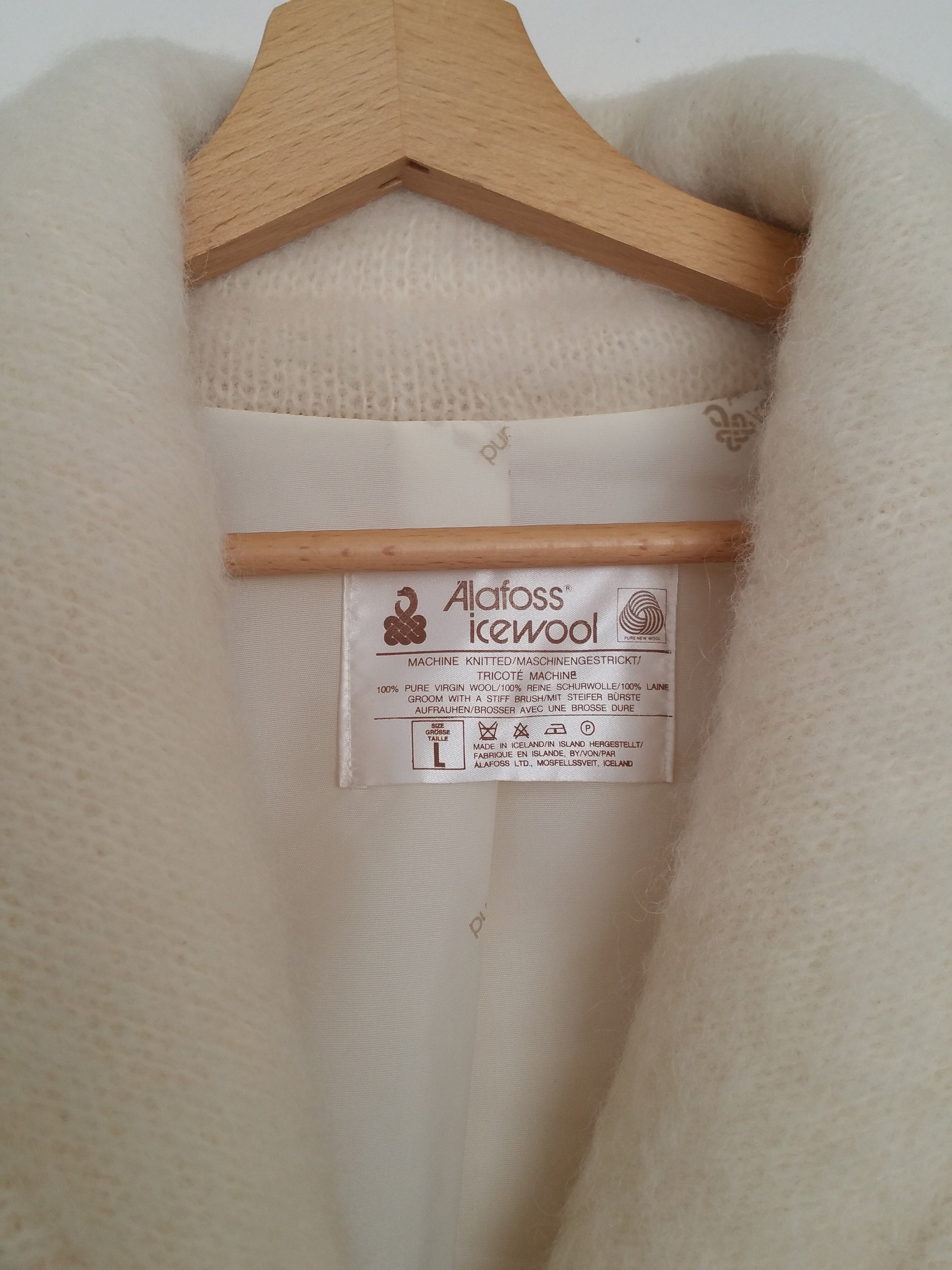 Álafoss / Alafoss / Icelandic Jacket / Knitted Jacket / Icelandic Wool ...