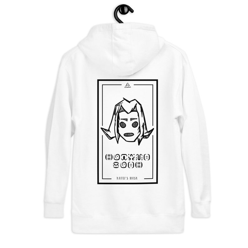 Kafei's Mask Zelda Fortune Teller Card White Unisex Hoodie, White ...