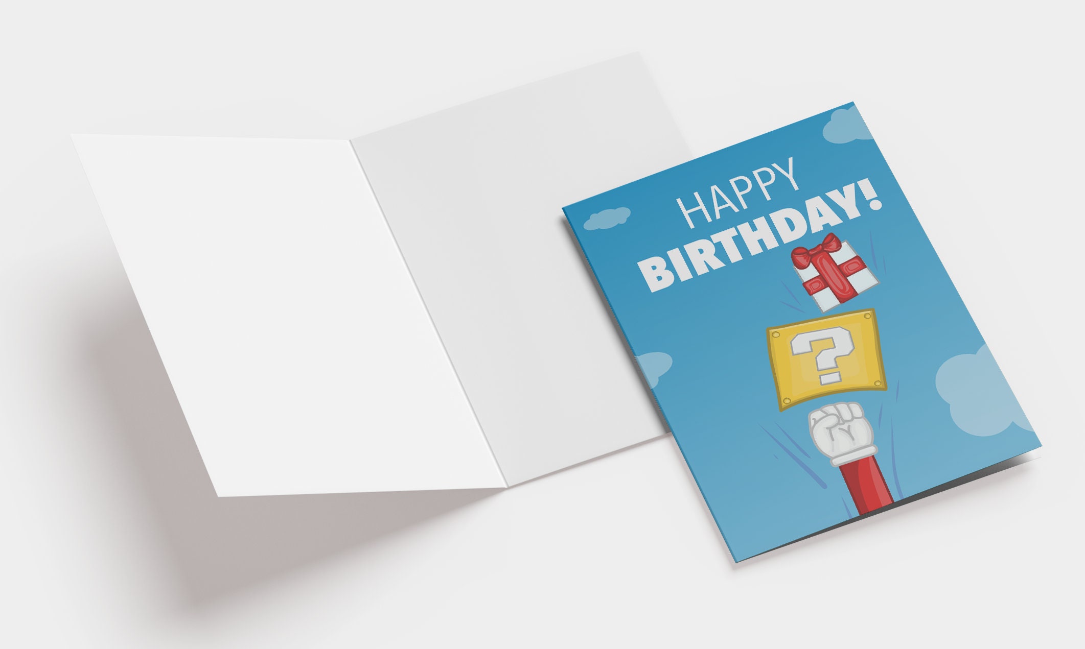 4x6 Printable Super Mario Birthday Card, Video Game Greeting Card ...