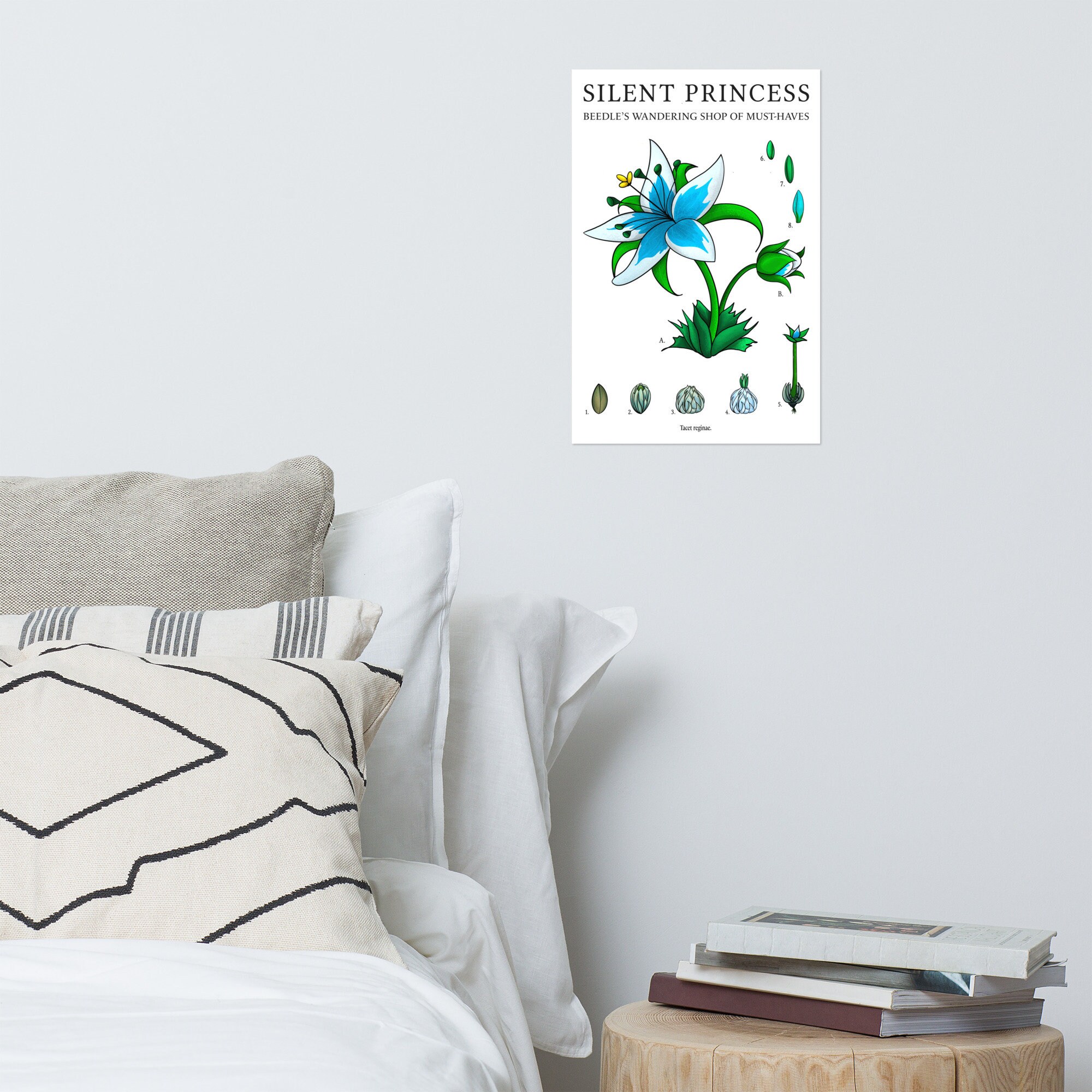 Anatomy of a Silent Princess Flower Poster, Silent Princess Flower ...