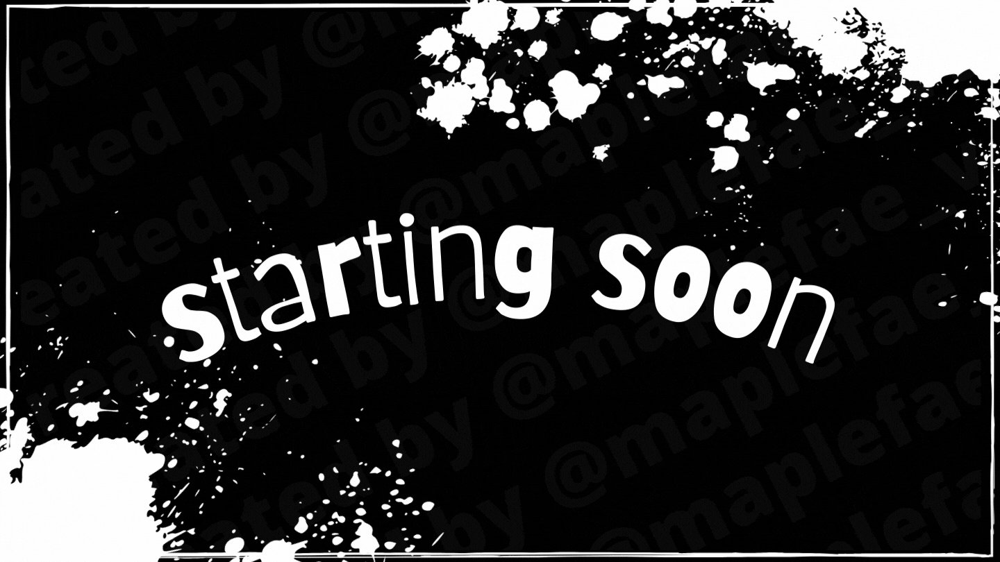 Ink Splatter - Stream Overlay Package - Etsy