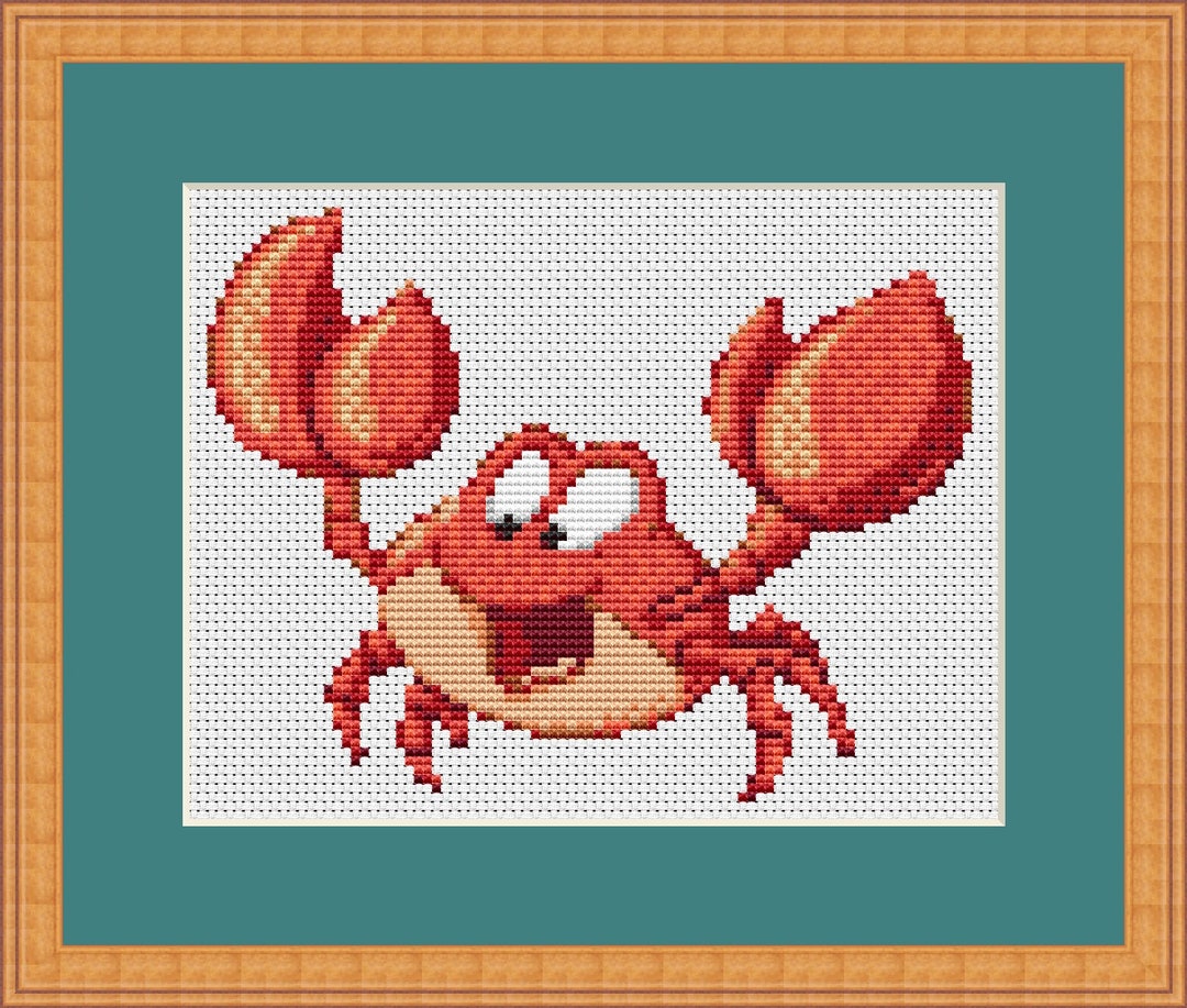 Little Crab, Cross Stitch Pattern, Pattern PDF - Instant Download, DIY ...