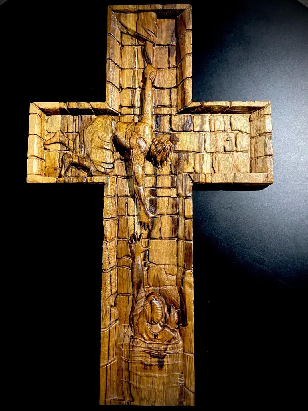 Helping Hands Cross 17X11 - Etsy