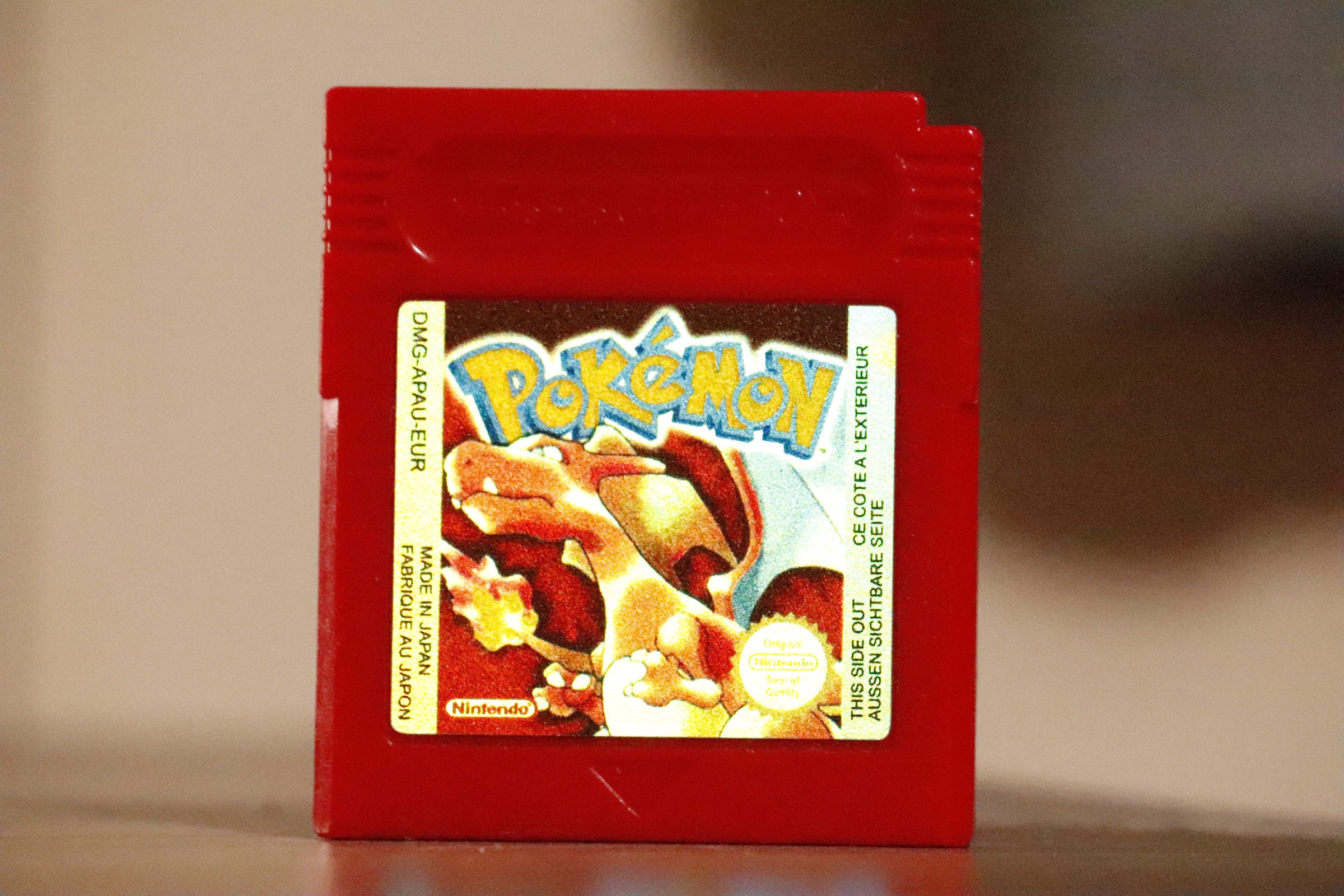Pokémon Red Cartridge Sticker Rainbow Holographic for Gameboy and ...
